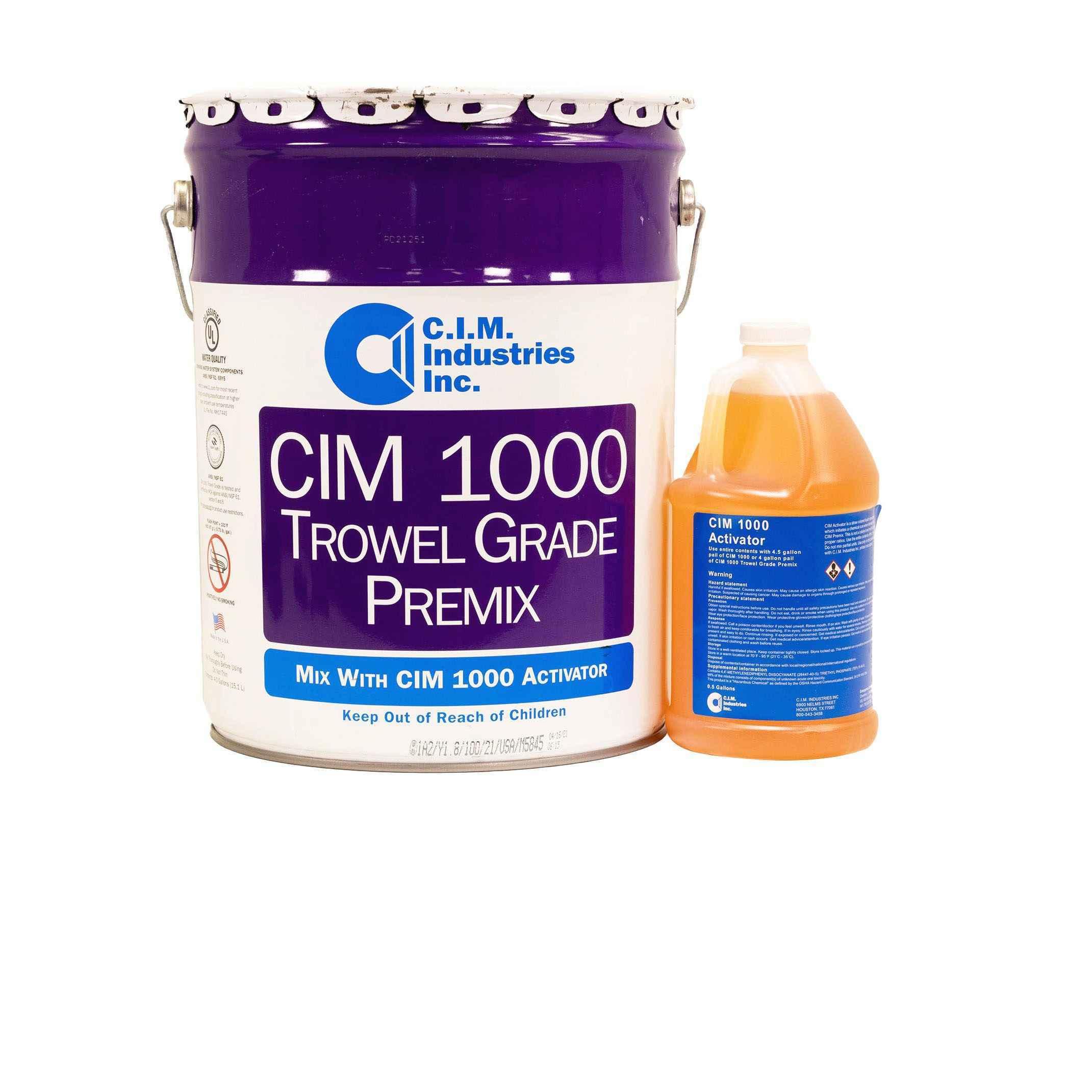 CIM 1000 (V) Trowel 1G KIT W/1 (ONLY AVAILABLE IN NORTHERN CALIFORNIA)