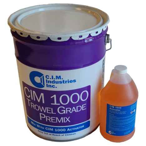 (CIM 1000 (V) Trowel Grade 5G KIT w/activator(ONLY AVAILABLE IN ...